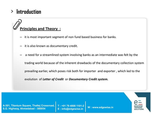 Letter of Credit (LC) Presentation | PPTX