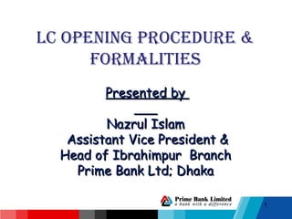 Lc procedure @ hrtdc 1 | PPT
