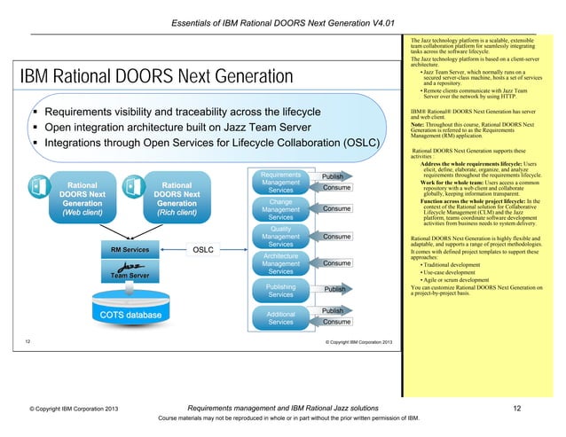 Requirements management and IBM Rational Jazz solutions | PPT