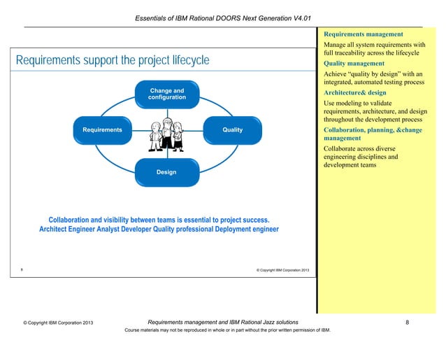 Requirements management and IBM Rational Jazz solutions | PPT
