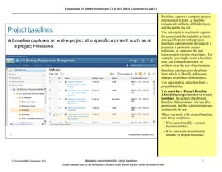 Managing requirements by using baselines | PPT