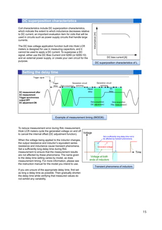 Hioki LCR Meter Application Guide | PDF