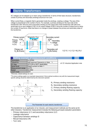 Hioki LCR Meter Application Guide | PDF