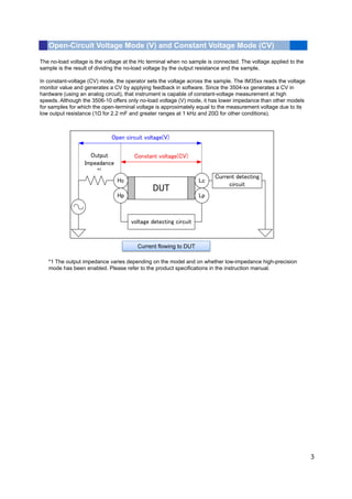 Hioki LCR Meter Application Guide | PDF