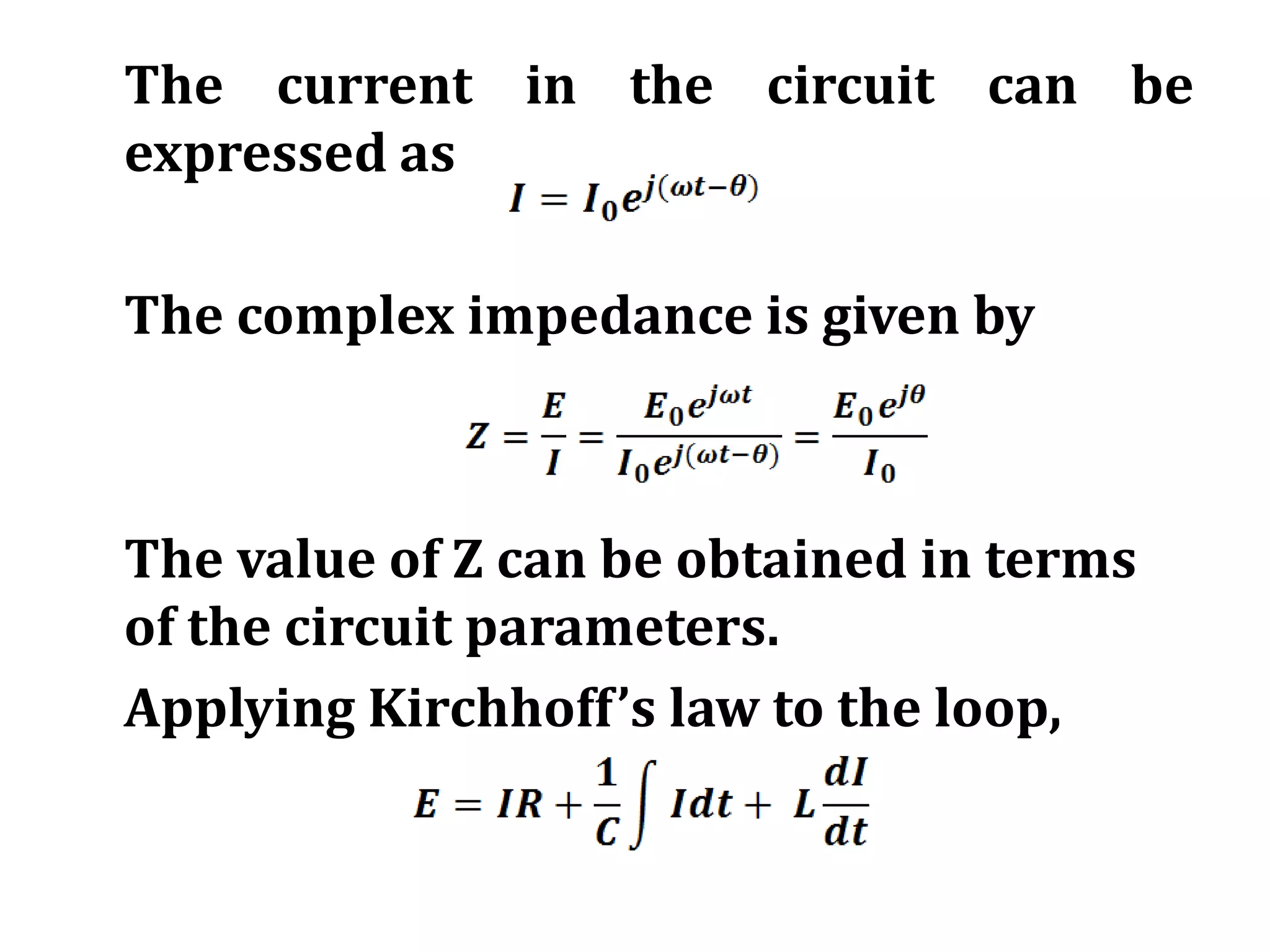 LCR Circuit | PPTX