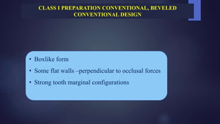 Class I , II Composites Cavity preparations | PPTX