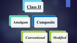 Class I , II Composites Cavity preparations | PPT