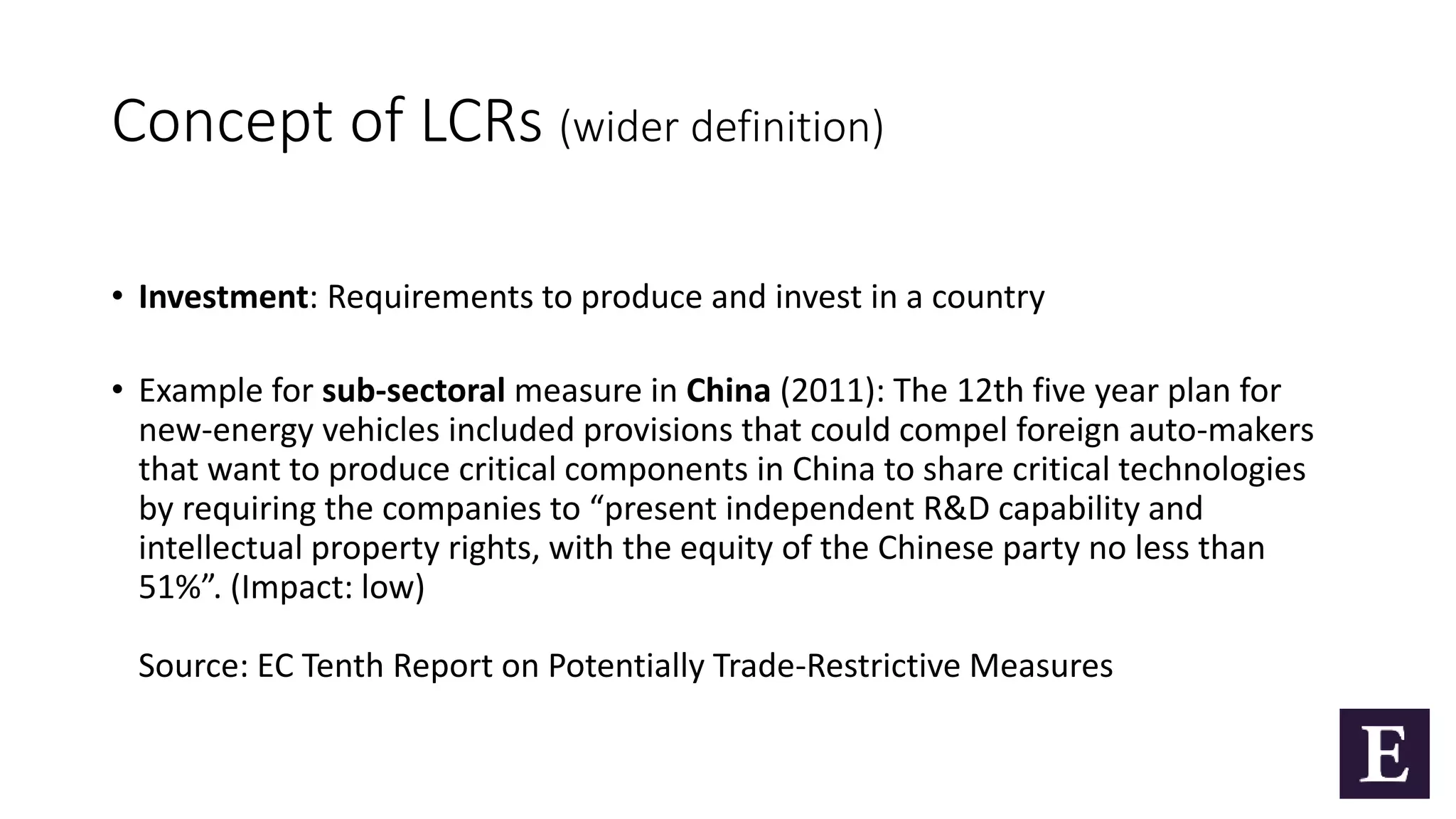 Economic Impact of LCRs in BRICS | PPT