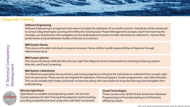 LCS Brochure | PPTX | Information Services Industry | Industries