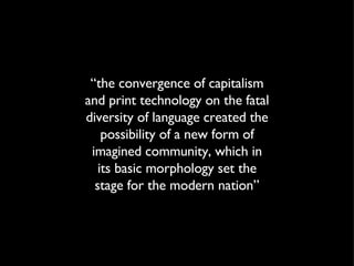 Lcs #4 The Nation State And Print Capitalism | PPT