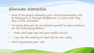 virtual presentation | PPT