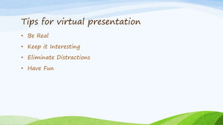 virtual presentation | PPT