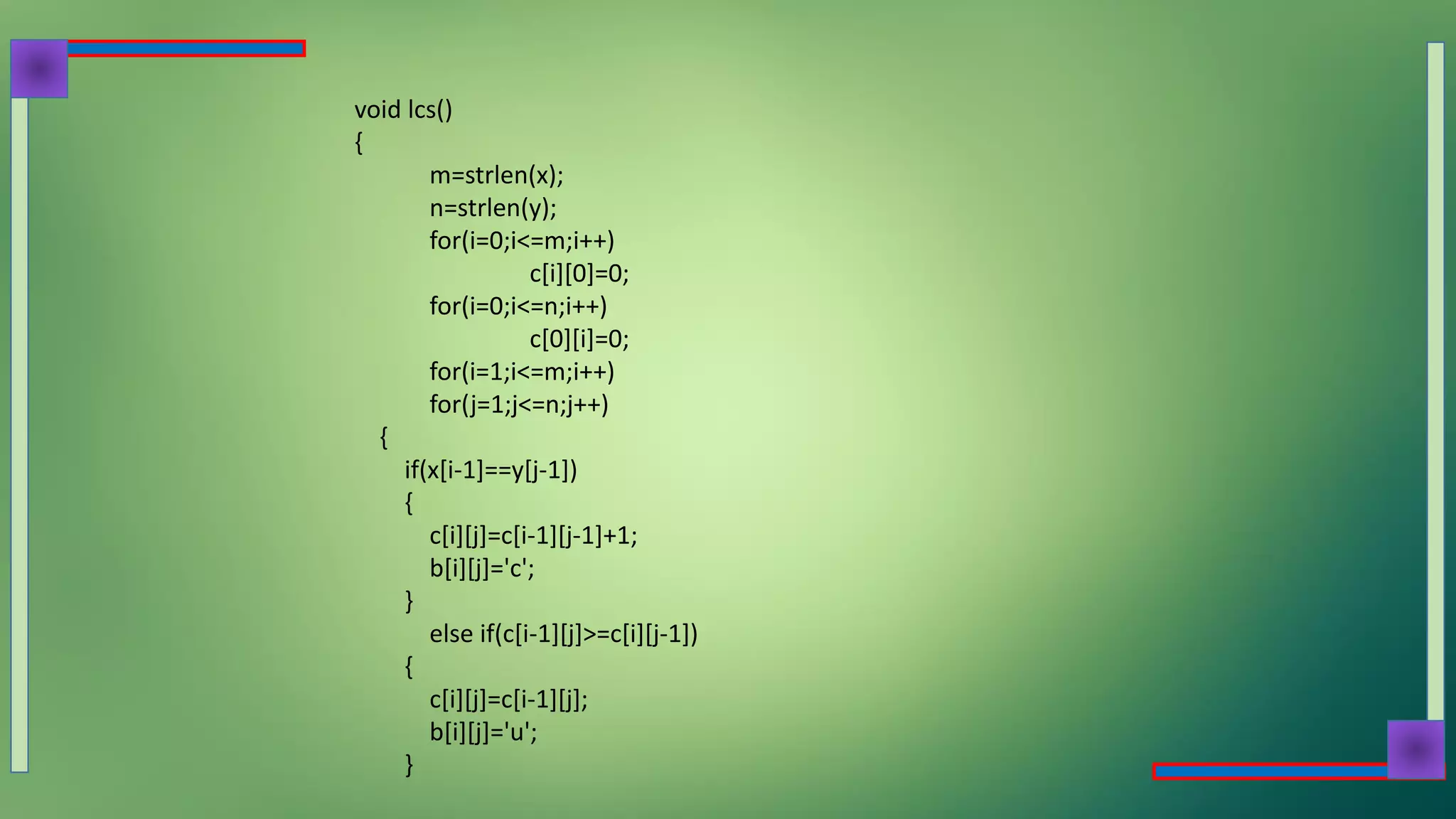 Lcs & fractional knapsack | PDF