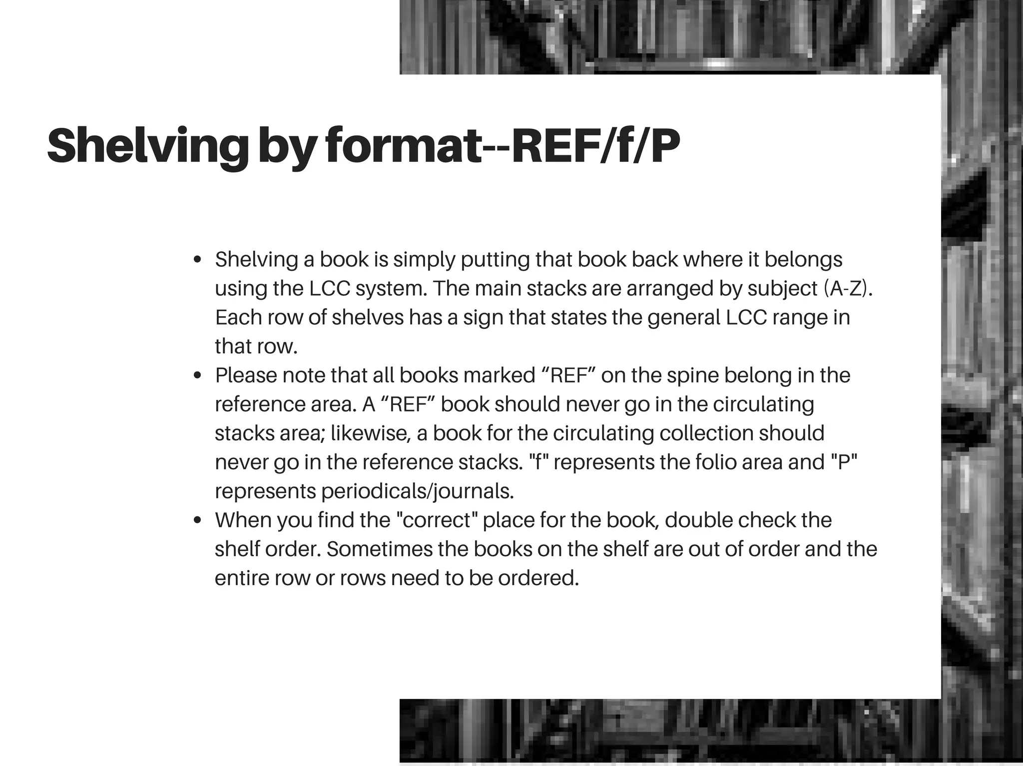 Lc shelving | PDF