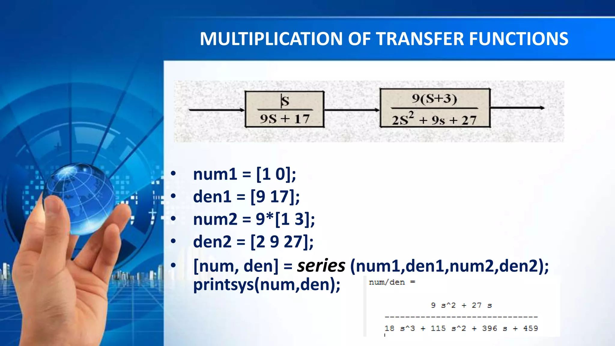 Control System Toolbox In Matlab Pptx 2705