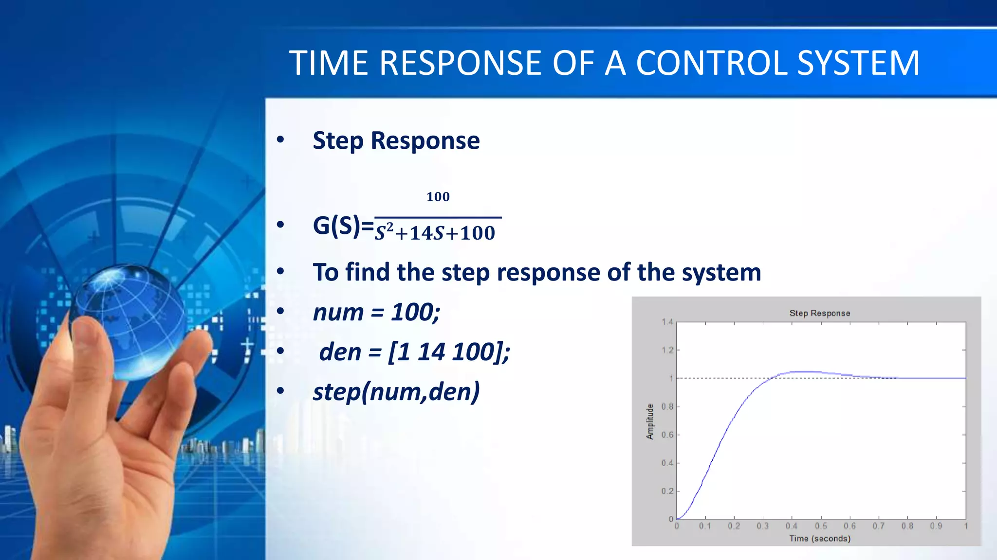 Control System toolbox in Matlab | PPTX