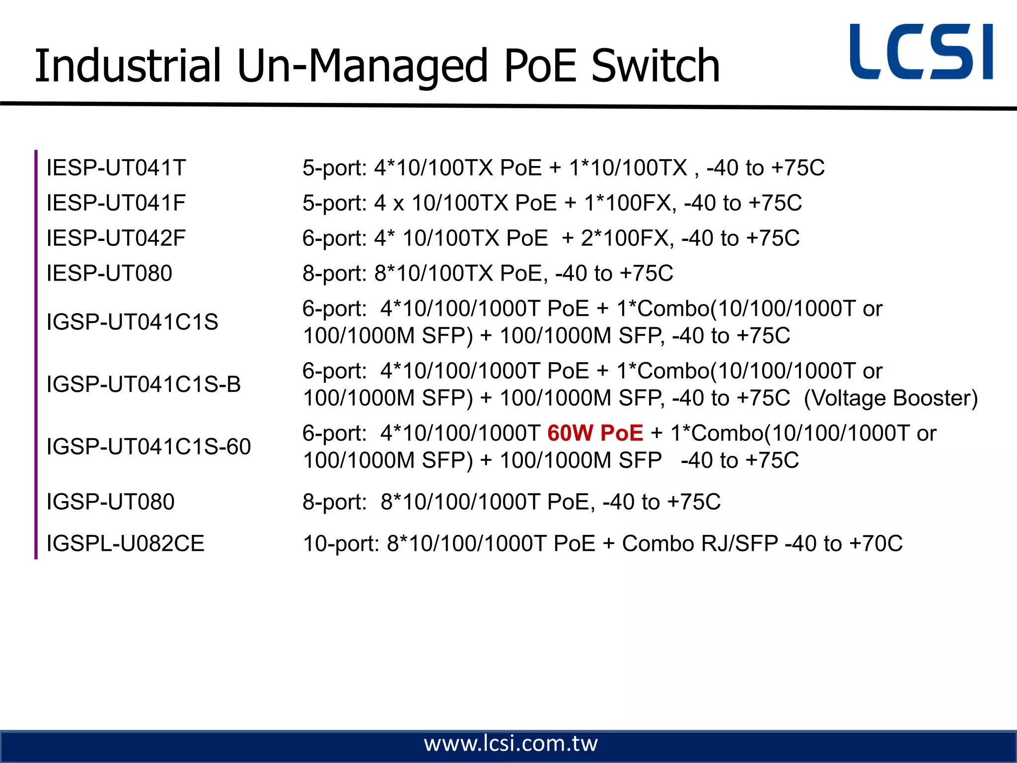 LCSI Overview | PPTX