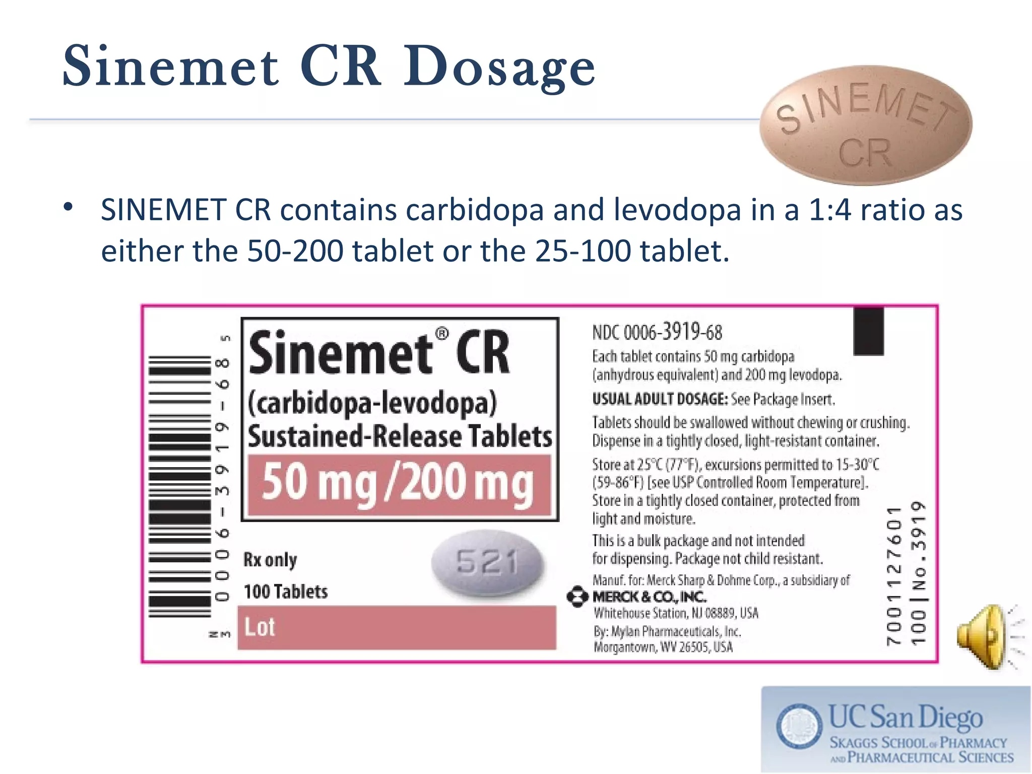 Parkinson drug sinemet-LIFE CYCLE STRATEGIC PLAN | PPT | Brain and ...
