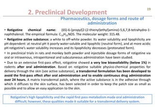 Lifecycle strategy analysis for a rotigotine transdermal patch | PDF