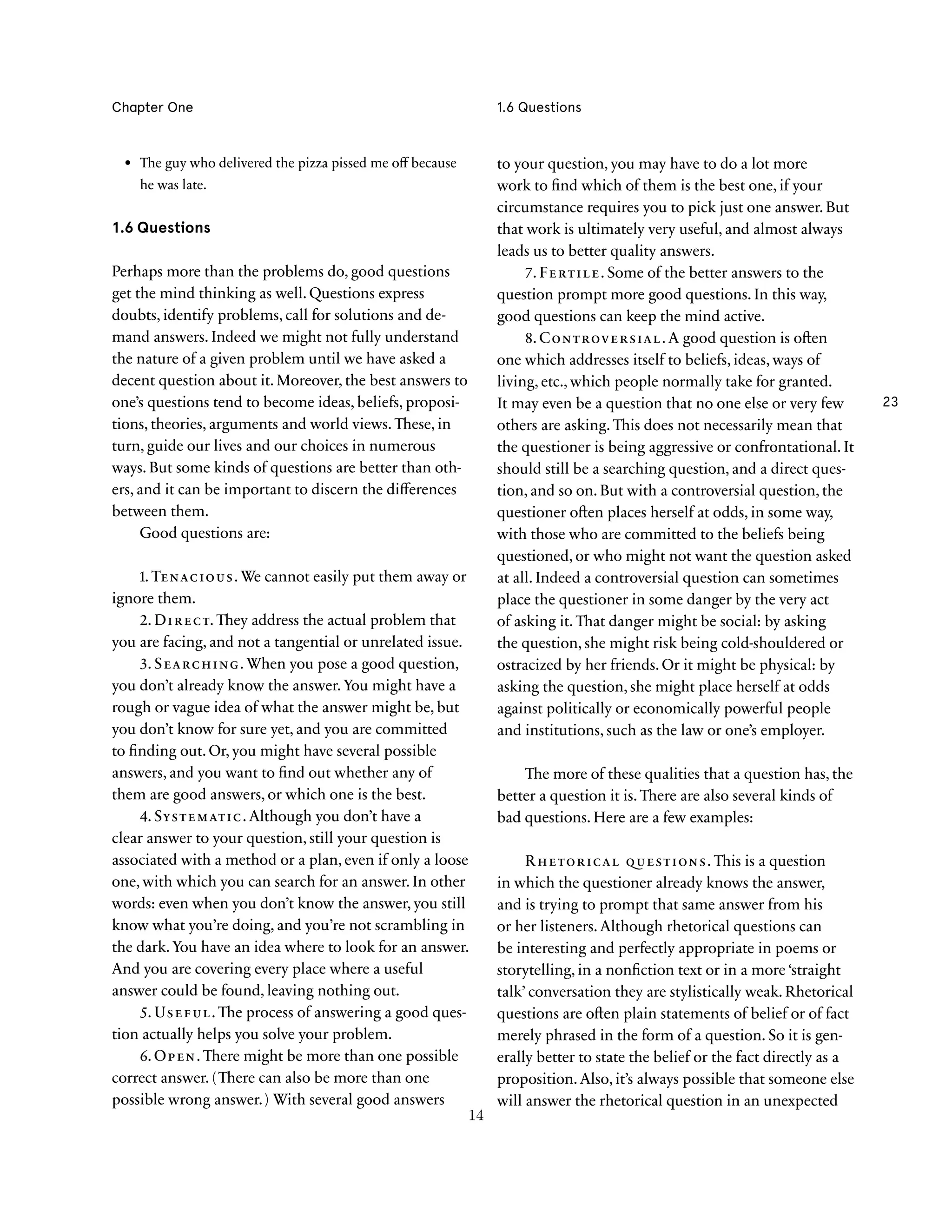 Logic and Critical Thinking Introduction Chapter | PDF