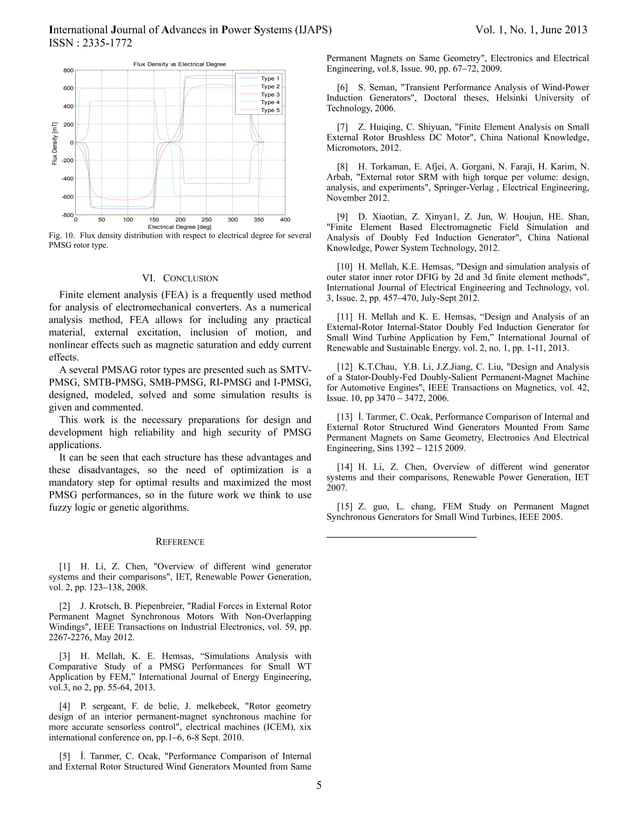 Comparative performances analysis of different rotor types for pmsg ...