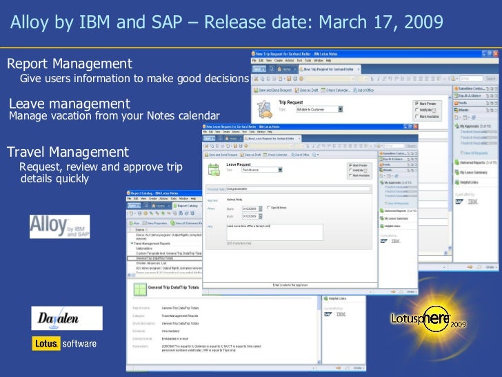 IBM Lotus Notes and Domino Today and Tomorrow
