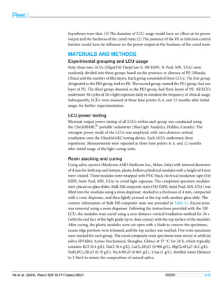 light curing units in conservative dentistry | PDF