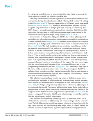 light curing units in conservative dentistry | PDF