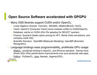 LCU13: GPGPU on ARM Experience Report | PDF