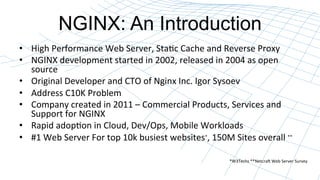Lcu14 Lightning Talk- NGINX | PDF