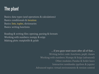 Class 5: If, while & lists | PDF | Programming Languages | Computing