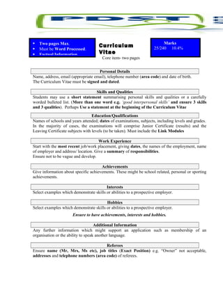 Lcvp curriculum+vitae | PDF
