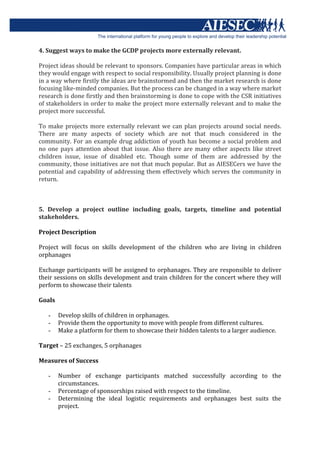 Application for the position of VP GCDPi AIESEC Colombo South | PDF