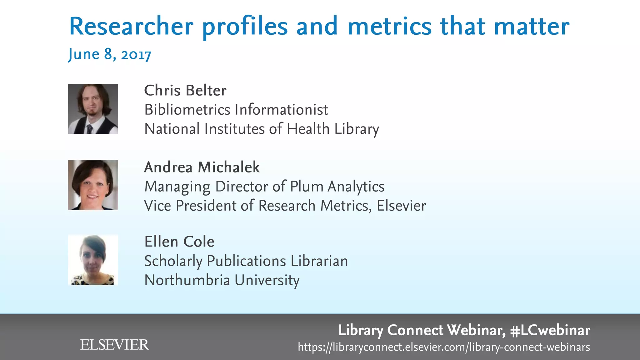 Researcher profiles and metrics that matter | PPT
