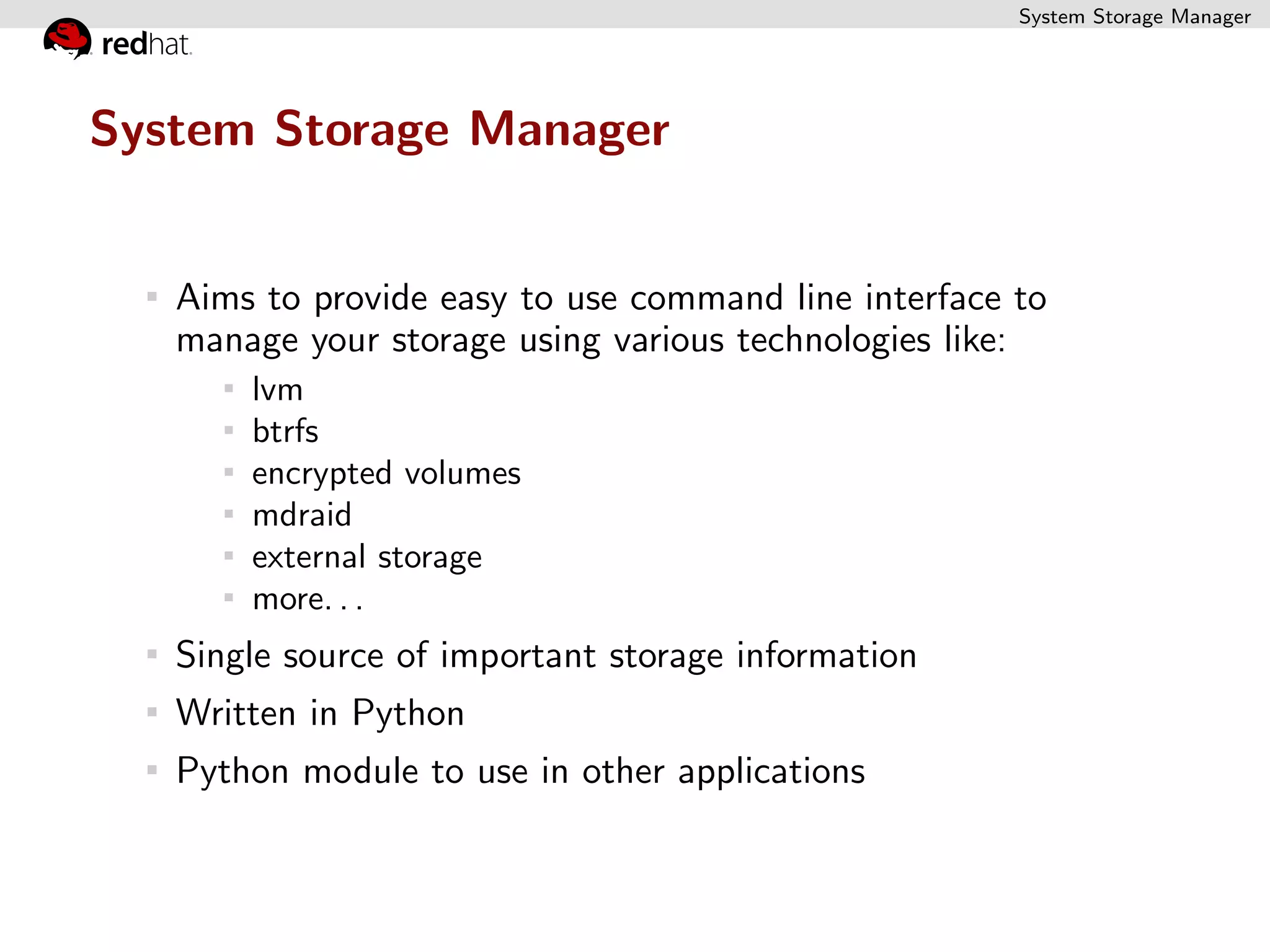System Storage Manager | PDF