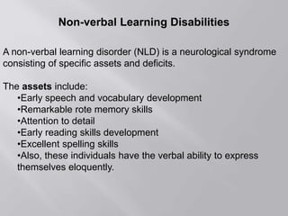 Learning Disabilities | PPT