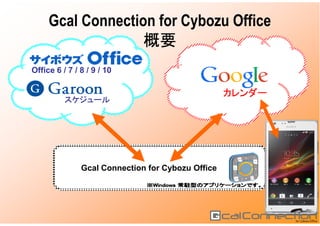 【Ld 1】「gcal connection for cybozu office」のご紹介 | PPT