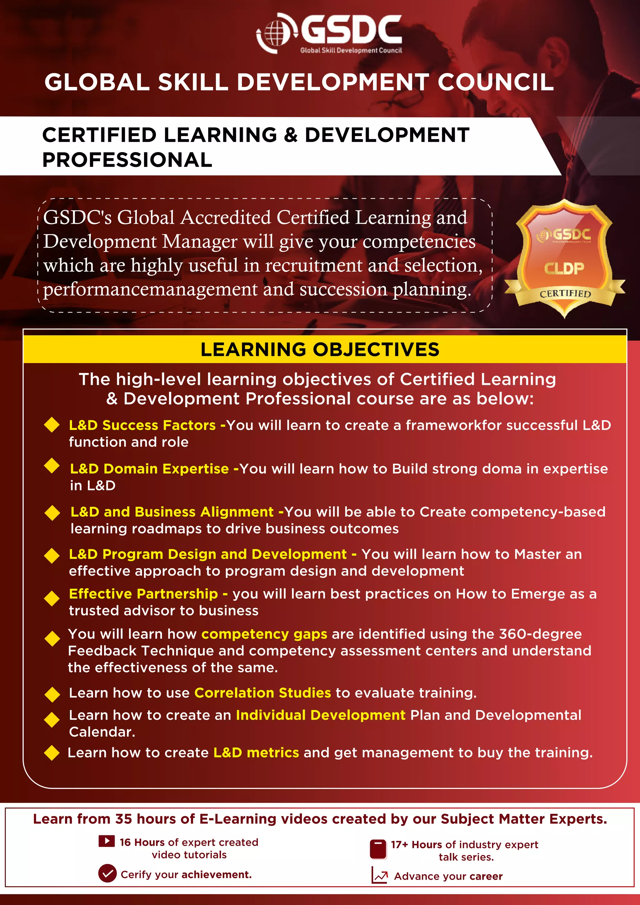 Discover the Benefits of learning and development certificate | PDF