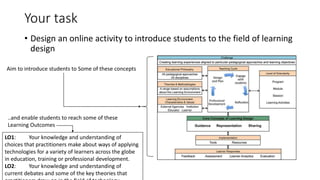 Activity design representations | PPT