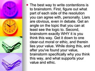 Lincoln Douglas Debate | PPT