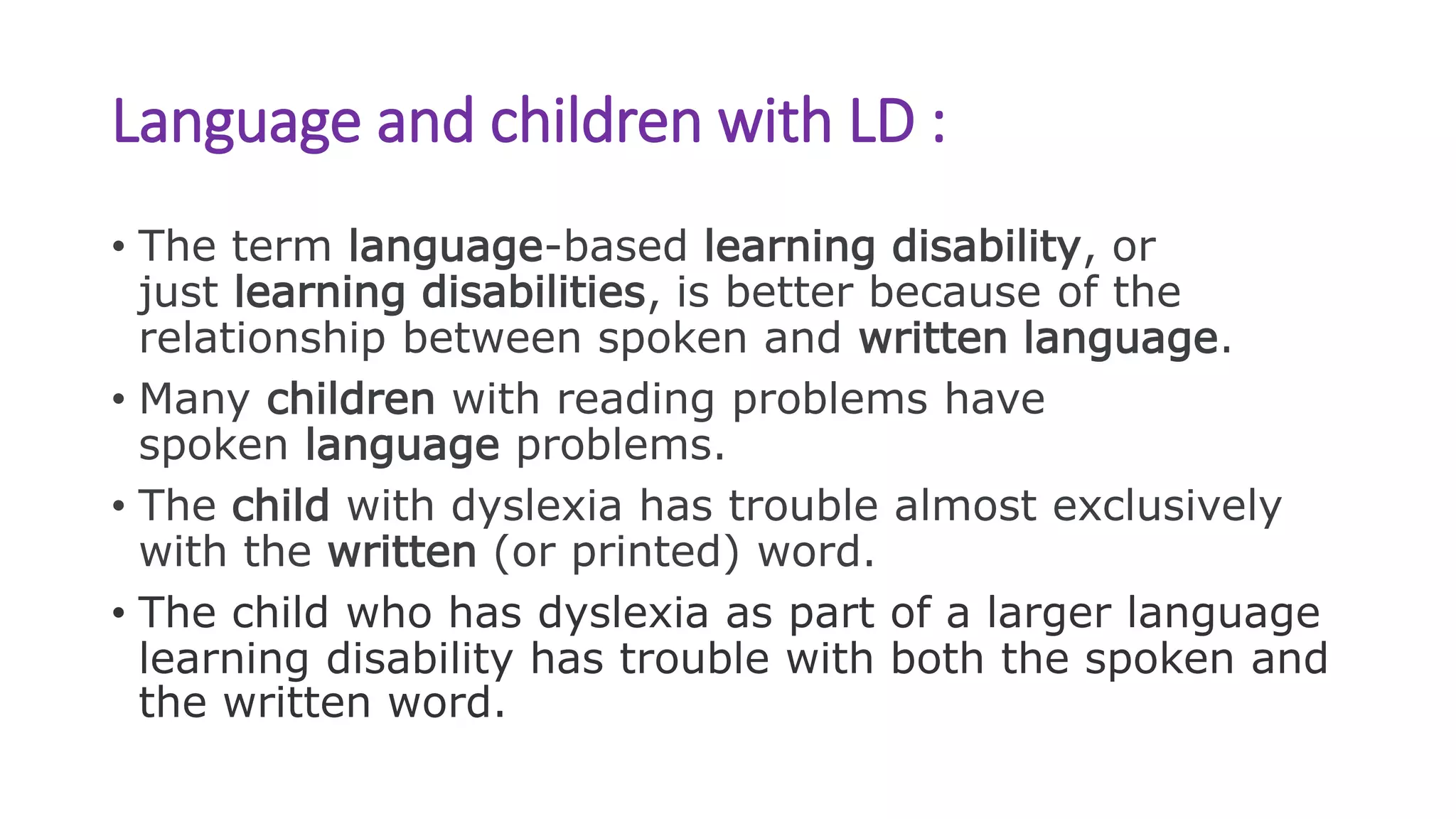 Learning Disabilities in writing | PPTX