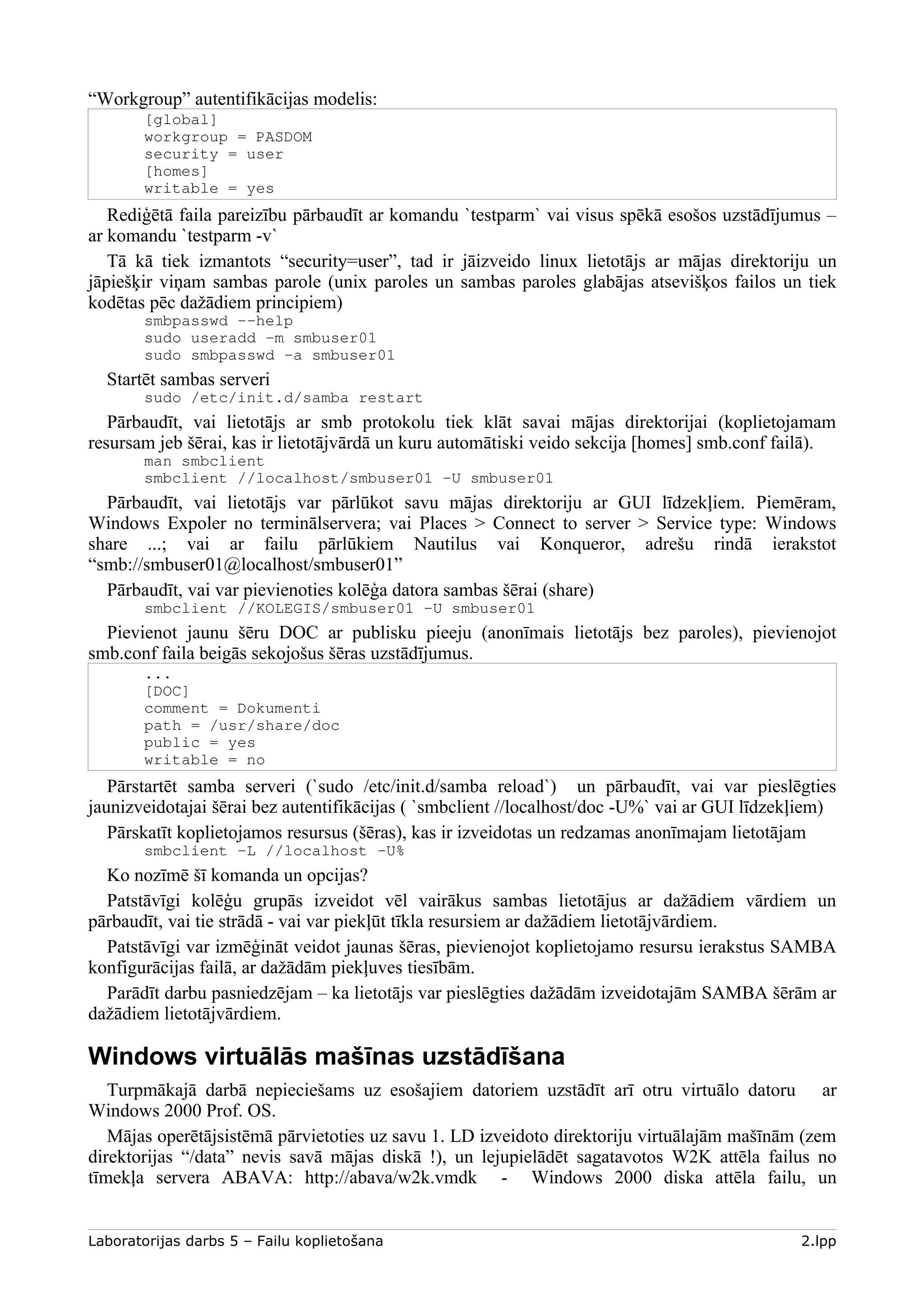 Ld 06 nfs_samba | PDF