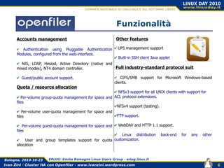 LinuxDay 2010: Cluster Ha Con Openfiler | PPT