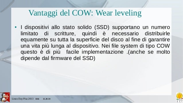 Giochiamo ai COW-boy : zfs & btrfs