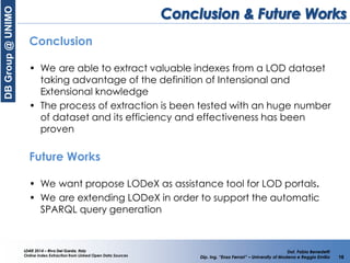 Online Index Extraction from Linked Open Data Sources | PPT