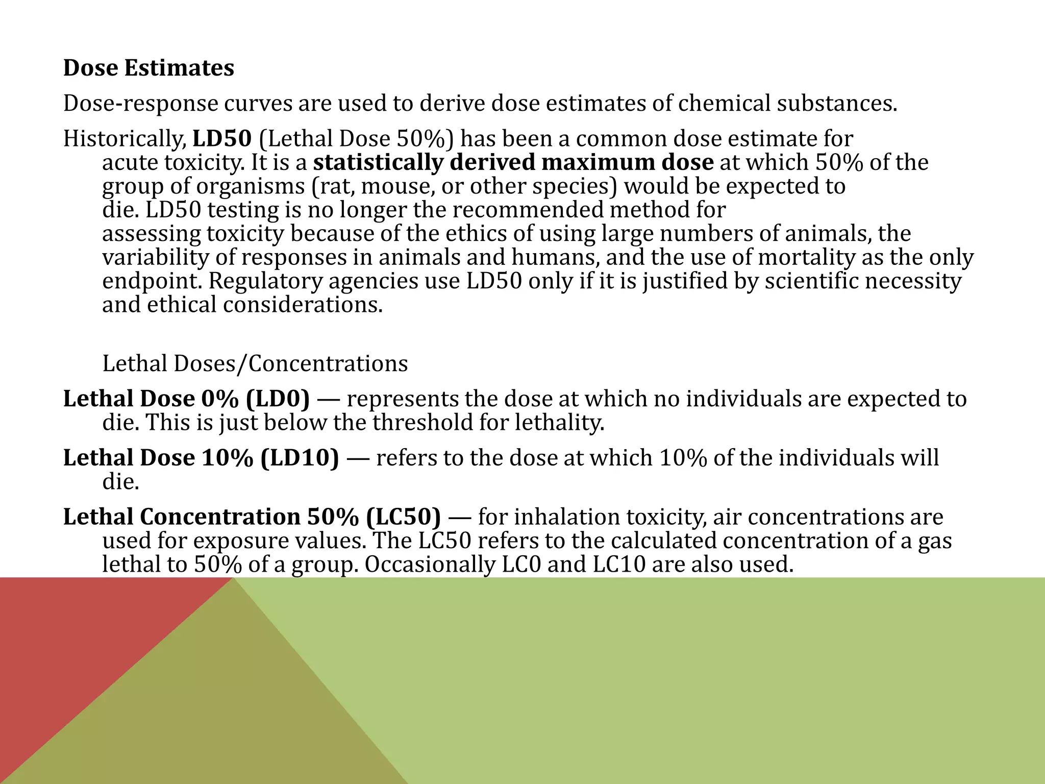DRUG RESPONSE LD50, ED50 AND THERAPEUTIC INDEX- | PPTX