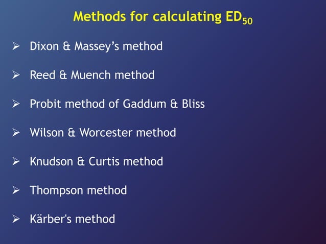 LD50 and ED50.pptx | Chemistry | Science