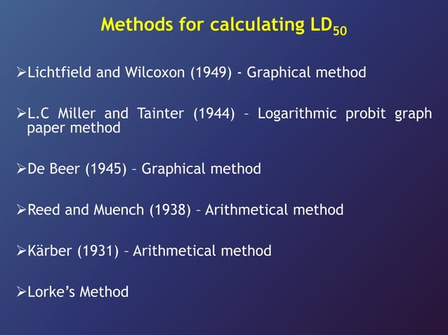 LD50 and ED50.pptx | Chemistry | Science