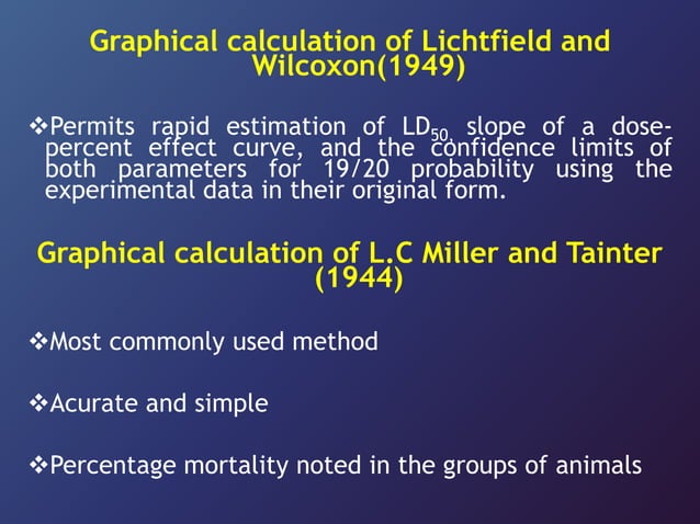 LD50 and ED50.pptx | Chemistry | Science