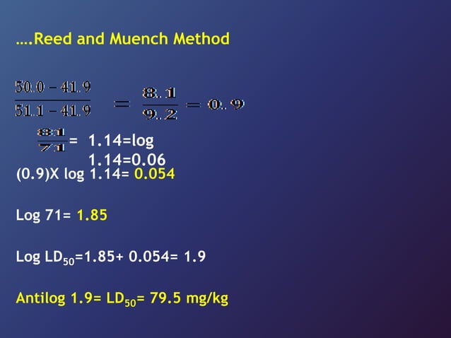 LD50 and ED50.pptx | Chemistry | Science